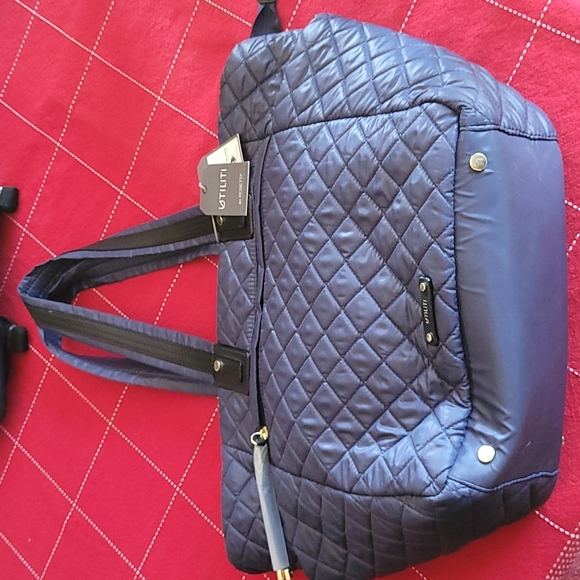 Rosetti | Bags | Utiliti By Rosetti Tote Blue With Gold Hardware Nwt ...